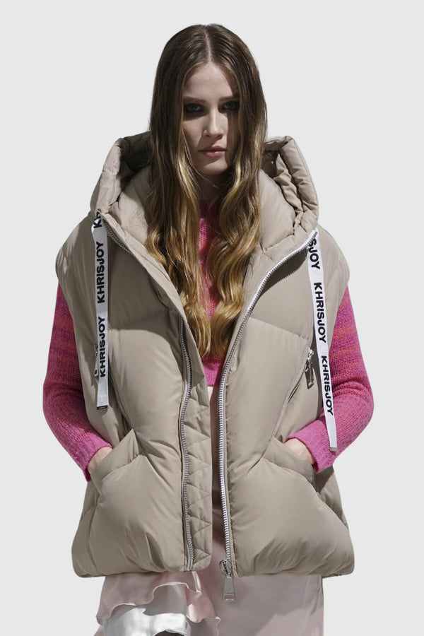 Khrisjoy Iconic Down Puffer Vest - Le Louvre